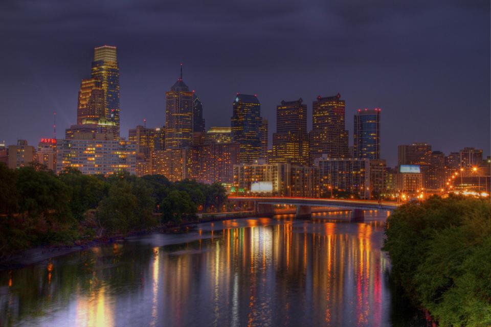 Philadelphia at Twilight with Reflection | Shutterbug